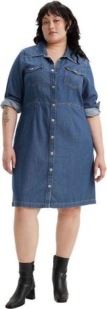 Levi's Womens Plus Size Otto Western Dresses, Square Deal, 3XL