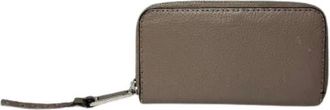 Fendi Portefeuille Vintage Pre-owned - Femme - Pre-owned - Beige - Taille: ONE Size