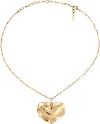 Nina Ricci Femme, Accessoires, Jaune, Taille: ONE Size Cushion Heart Necklace