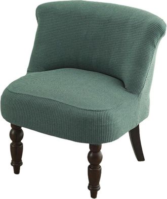 Generic Stretch Bezug F&uuml;r St&uuml;hle Ohne Armlehnen, Jacquard Stoff Spannbezug Waschbar Mit Rutschsicherung, Hunde Freundlicher M&ouml;belschutz F&uuml;r Sessel, Wohnzimmer