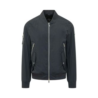 Moose Knuckles Homme, Vestes, Bleu, Taille: L Courville Bomber Crinkle