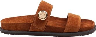Tory Burch Femme, Chaussures, Brun, Taille: 39 1/2 EU Slide Romy Sport