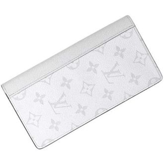 Louis Vuitton unisex, Pre-owned, Blanc, Taille: ONE Size Pre-owned Long wallet (bi-fold)