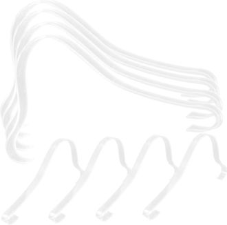 SOLUSTRE 8 Stück Transparente Teilig Schuhhalter Einlegesohlen für Damenschuhe Schuhgeschäft Display Stabile Formhalter für Sandalen und Stiefel Praktische Sch