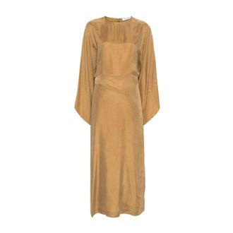 Rodebjer Robe Maxi Dreana - Femme - Robes - Beige - Taille: 36 FR