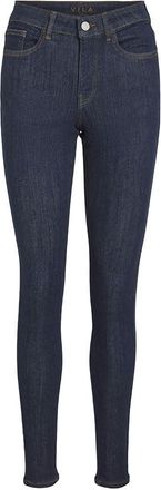 Vila Female Skinny Fit Jeans VISARAH Mid Waist
