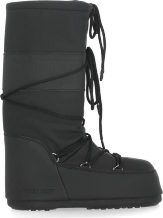 Moon Boot Homme, Chaussures, Noir, Taille: 42 EU Icon Rubber Boot