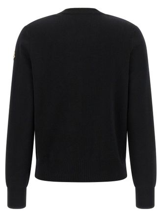Moncler Hybrid Quilted Wool Cardigan - Black