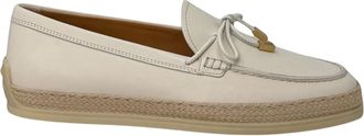 Tod's Femme, Chaussures, Blanc, Taille: 37 1/2 EU Gomma Rafia 92K Laccetto Terminali