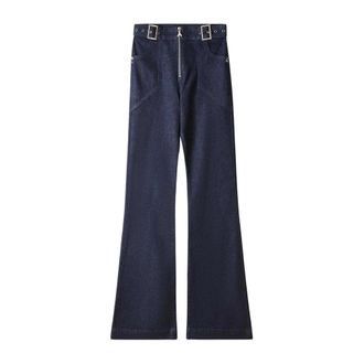 Patrizia Pepe Femme, Jeans, Bleu, Taille: 38 FR Pantalon Denim Stretch Art. 8P0743D117