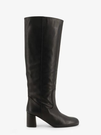 ATP Atelier Black leather boots - ATP ATELIER - gender_Woman