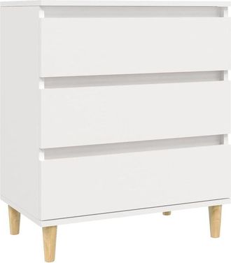 vidaXL Buffet Blanc 60x35x70 cm Bois dingénierie Vidaxl