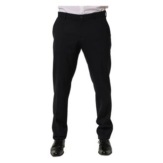 Dolce & Gabbana Anzughose mit schmal zulaufendem Bein - - Trousers - Herren - Schwarzk - L