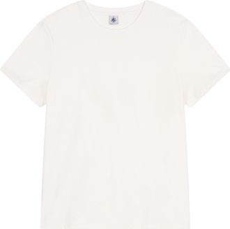 Petit Bateau Damen A0CSB Kurzärmeliges T-Shirt, Weiß, XL