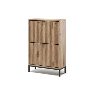 Vicco Schuhkipper Eliza, Viking Oak, 60 x 92 cm mit 2 Klappschubladen