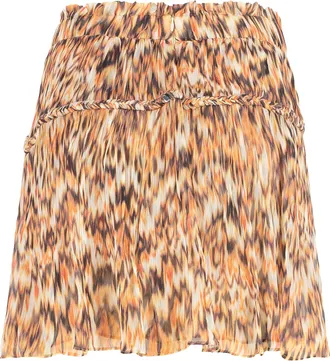 Isabel Marant Womens Roumi Printed Silk Skirt