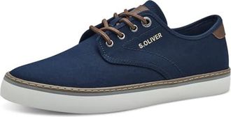 s.Oliver Homme Herren Sneaker Low 5-13620-42 Basket, Bleu Marine, 43 EU