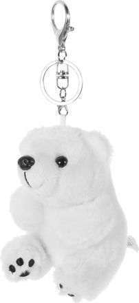 Frcolor Kuscheltier Schl&uuml;sselanh&auml;nger B&auml;r aus Pl&uuml;sch Niedliches Eisb&auml;ren Design Dekorativ f&uuml;r Taschen und Schl&uuml;sselringe als f&uuml;r Freunde und Familie Leicht un