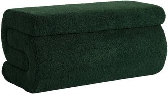 Sweeek Design Bank mit Boucl&eacute;-Bezug 1-2 Pl&auml;tze