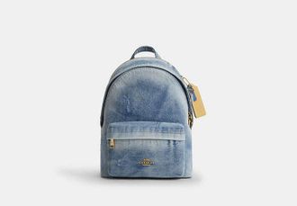 Coach Taylor Kleiner Rucksack Aus Loved-Denim