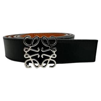Loewe Pre-owned Anagram G&uuml;rtel - - Pre-owned - Damen - Schwarzk - ONE SIZE