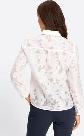 Heine Klassische Bluse Bluse Langarm