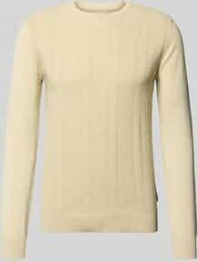 Blend Slim Fit Pullover in Strick-Optik Modell Baron