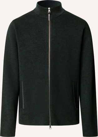Hackett Pullover Milano Fzip gruen