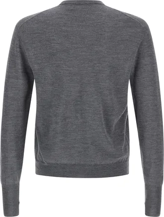 Maryya Merino Wool, Silk and Cashmere Blend Sweater - Gray