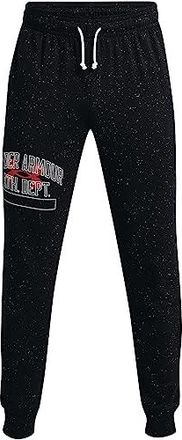 Under Armour Pantalon de Jogging UA Rival Terry Athletic Department pour Homme, Noir, 27-32