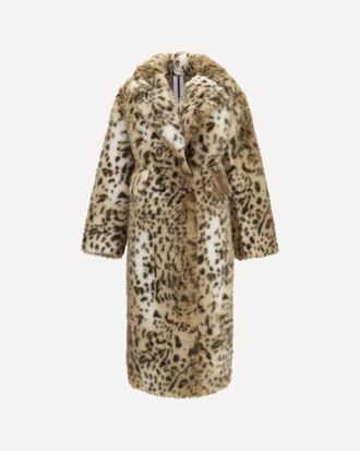 Sword 6.6.44 Leopard print faux fur Coat Female 42