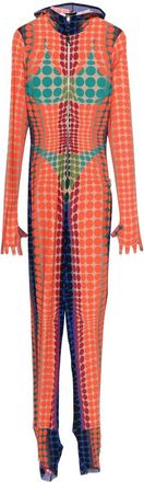 Jean Paul Gaultier Polka-Dot Jumpsuit - - Jumpsuits & Playsuits - Damen - Mehrfarbig - S