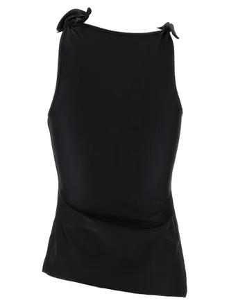 Coperni Womens Black Polyamide Tank Tops