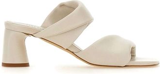 Halmanera Femme, Chaussures, Blanc, Taille: 37 EU Dally Folded Strap Sandales