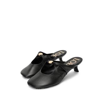 Loewe Mule Pebble Soft en cuir dagneau nappa