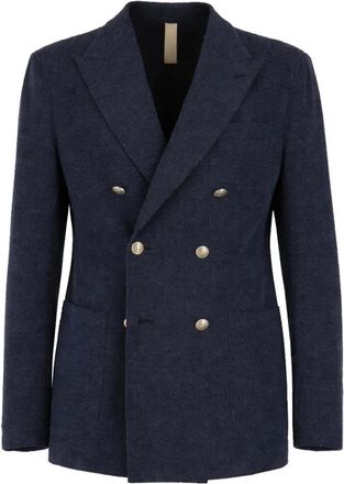 Eleventy Homme, Vestes, Bleu, Taille: 2XL Veste Structur&eacute;e