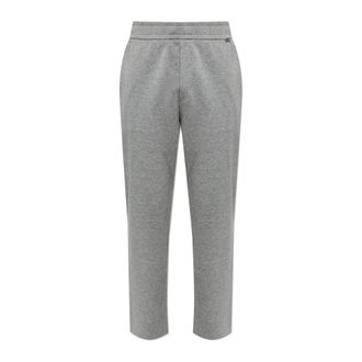 Moncler Homme, Pantalons, Gris, Taille: 2XL Logo Pantalons de surv&ecirc;tement