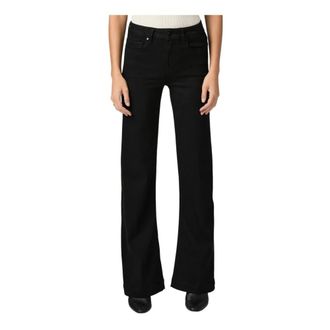 Paige Paige, Femme, Jeans, Noir, Taille: W29 Jean Leenah &agrave; Jambes Larges