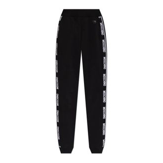 Moschino Sweatpants aus der Unterw&auml;schekollektion - - Trousers - Damen - Schwarzk - S