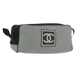 Chanel Pre-owned Vintage Nylon Tasche - - Pre-owned - Damen - Grau - ONE SIZE
