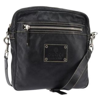 Gucci Pre-owned Vintage Leder Crossbody Bag - - Pre-owned - Damen - Schwarzk - ONE SIZE