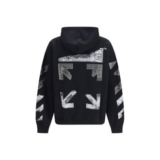 Off-white Mens Black Cotton Sweatshirt Clothing