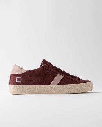D.A.T.E. hill low suede bordeaux