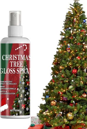 Generic Christmas Tree Glow Spray - Shiny Brightening Evergreen Decor Mist 100 ml Natural Seasonal Radiance Enhancer Holiday Atmosphere Booster Indoor Winter 