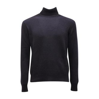 Original Vintage Living Dolcevita Sweater - - Knitwear - Herren - Blau - M