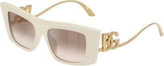 Dolce & Gabbana Femme, Accessoires, Brun, Taille: 51 MM Dg4510 Lunettes de soleil
