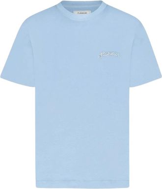 Flaneur Flâneur, Homme, Tops, Bleu, Taille: XL T-Shirt Logo Signature