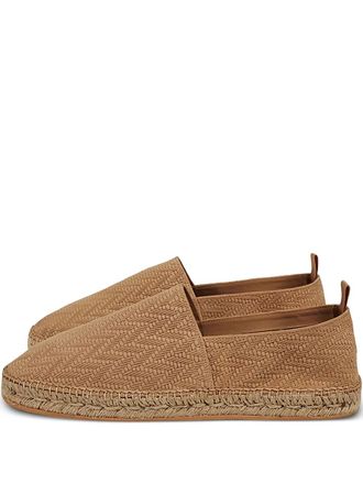 Eleventy espadrilles à bide cheville - Marron