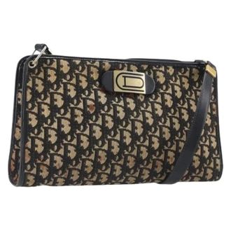Dior Pre-owned Toile sacs-dior - Femme - Pre-owned - Beige - Taille: ONE Size