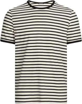 Ann Demeulemeester T-shirt manches courte ray&eacute; Aimar